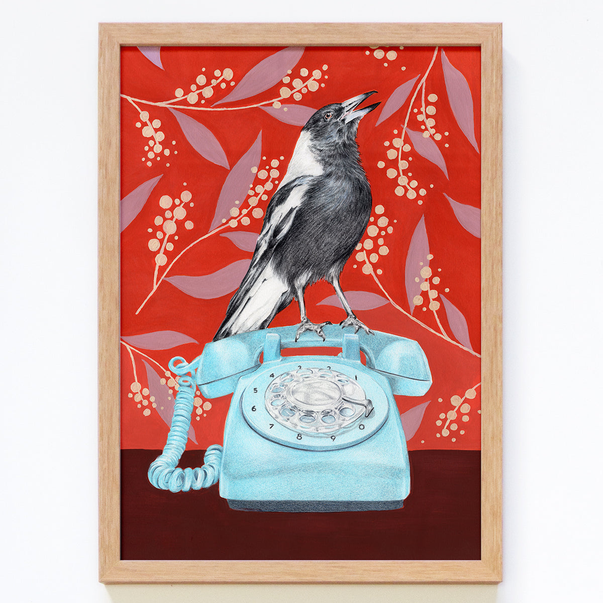 A Magpie's Call | Original Bird Art – Carmen Hui Art