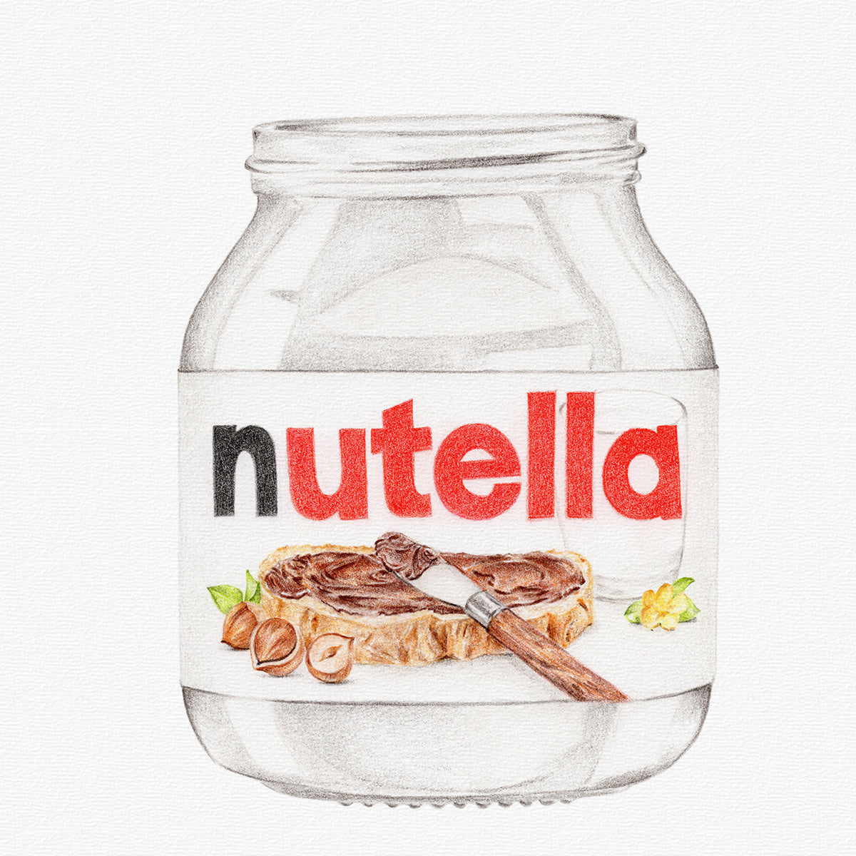 Nutella | Pencil Drawing – Carmen Hui Art