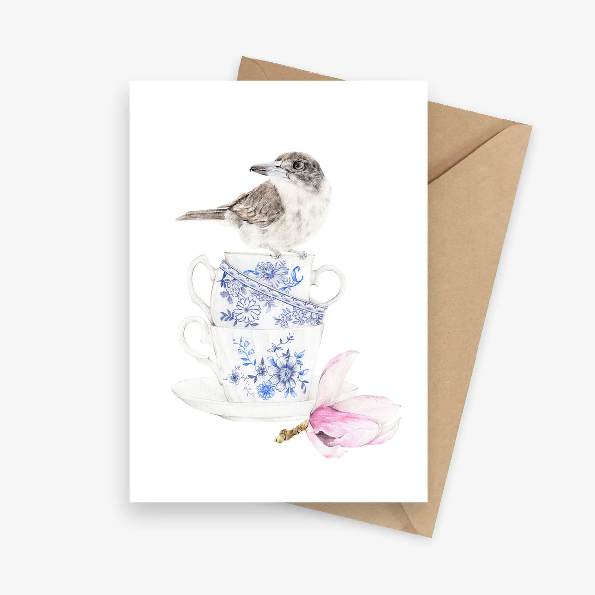 Afternoon Tea with Butchie | Happy Mothers Day Card – Carmen Hui Art
