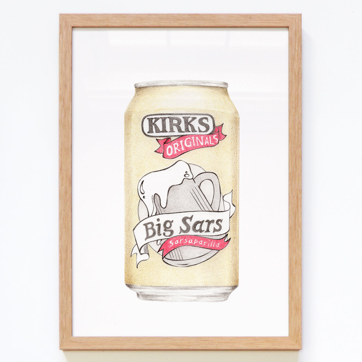 Big Sars | Original Pencil Drawing – Carmen Hui Art